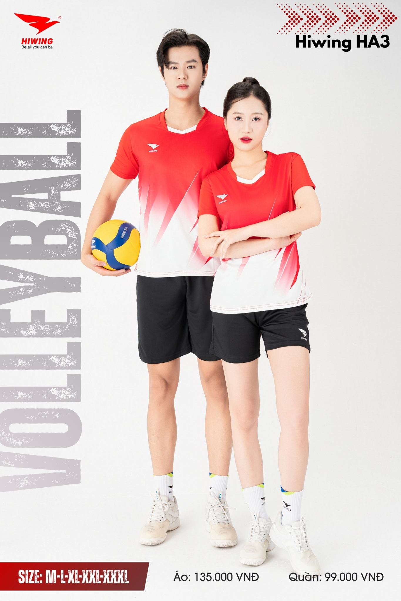 Áo Bóng Chuyền, Áo Pickleball Thể Thao Hiwing HA3 Nữ - Màu Đỏ - Sỉ áo ...